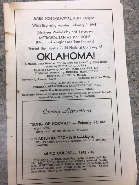 Little Rock Look Back: OKLAHOMA! first comes to LR | Little Rock ...